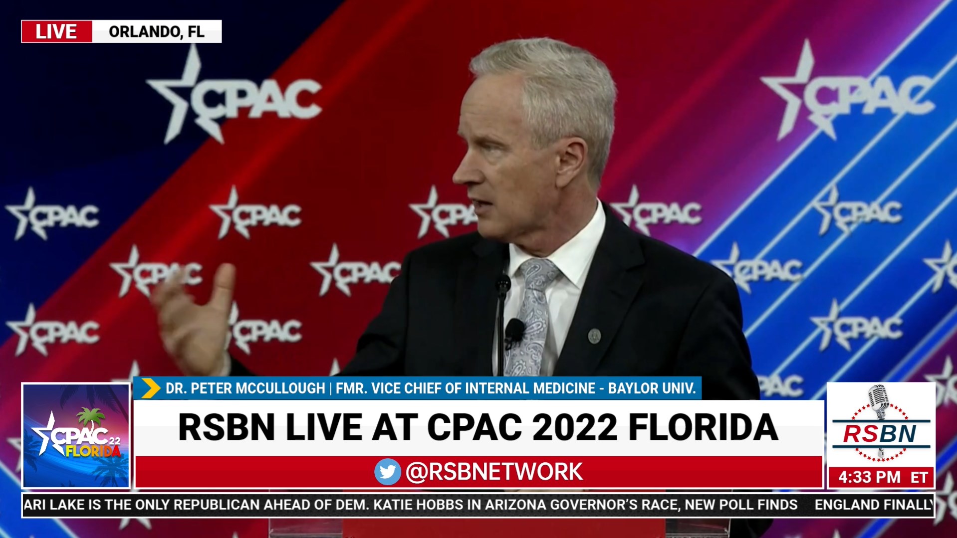 Dr. Peter McCullough Full Speech at CPAC 2022 in Orlando