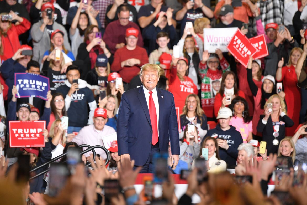 President Donald Trump announces rally in North Carolina