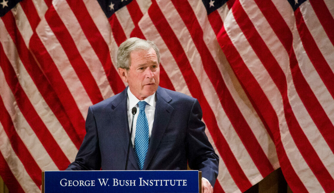 George W. Bush slips up, accidentally calls the U.S. invasion of Iraq ...