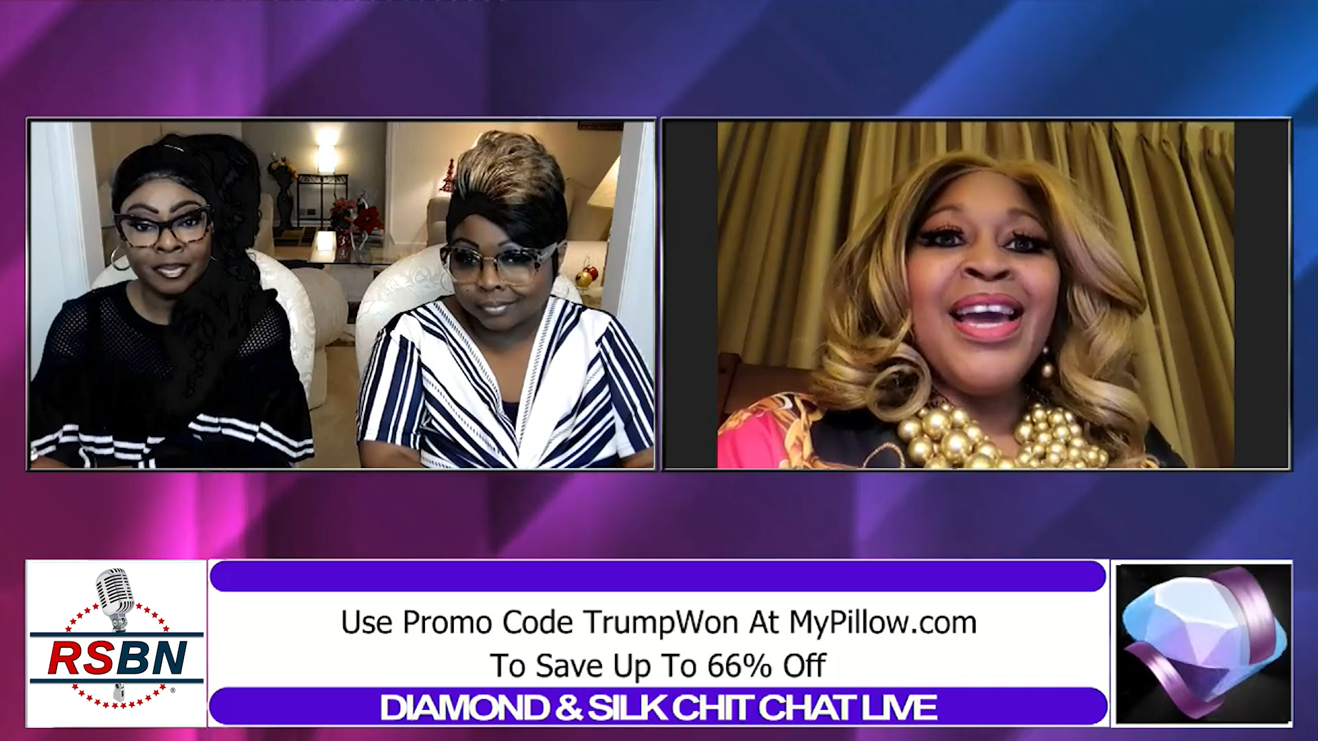 Watch: Diamond & Silk Chit Chat Live Joined by: Dr. Linda Lee Tarver 10 ...