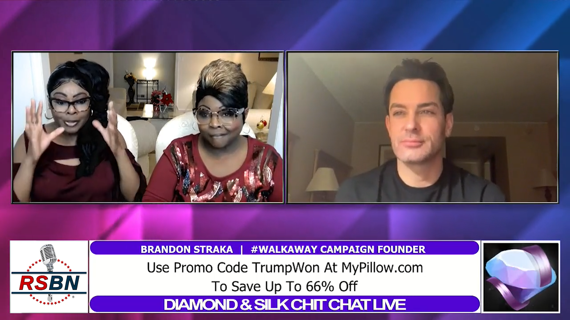 Watch: Diamond & Silk Chit Chat Live Joined by: Brandon Straka 10/11/22