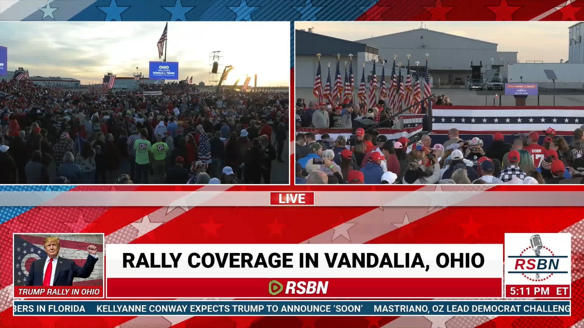 SPEECHES: Save America Rally in Vandalia, OH – 11/7/22