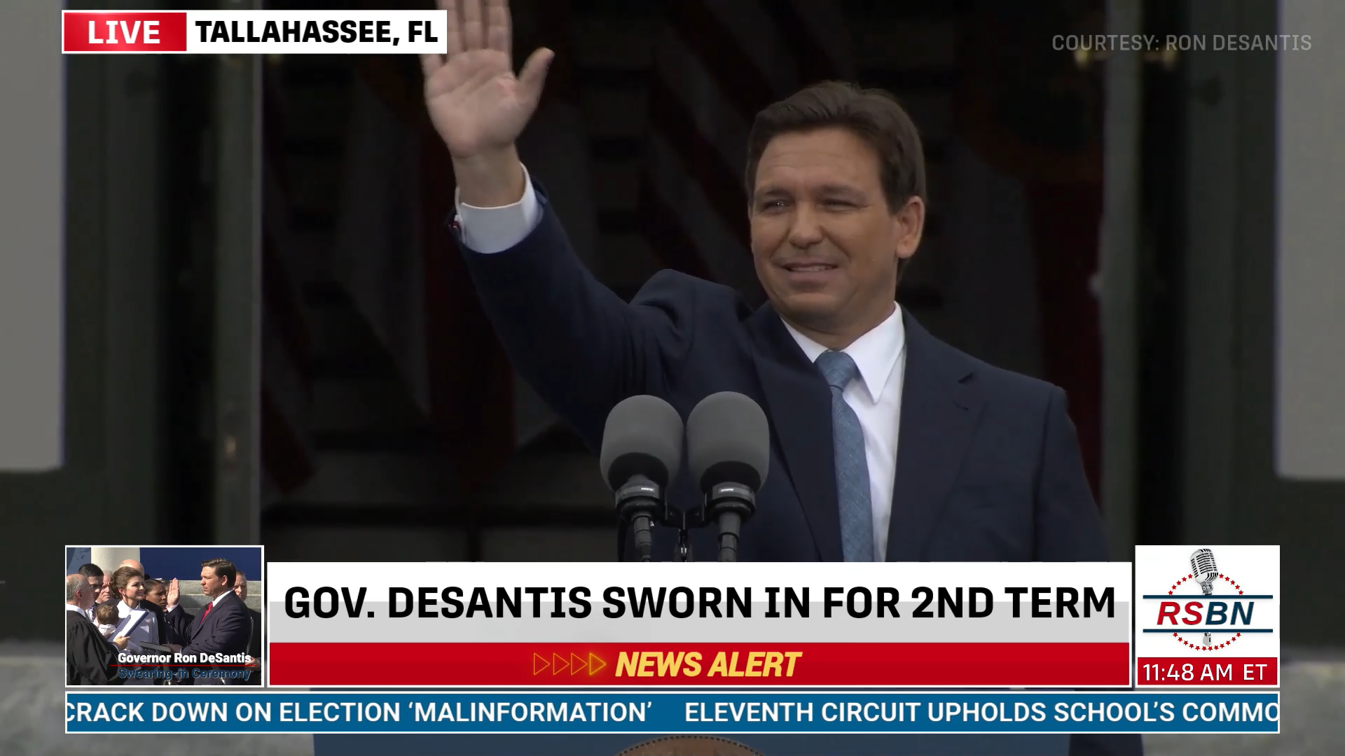 Full Event: Governor Ron DeSantis Swearing-in Ceremony – 1/3/2023