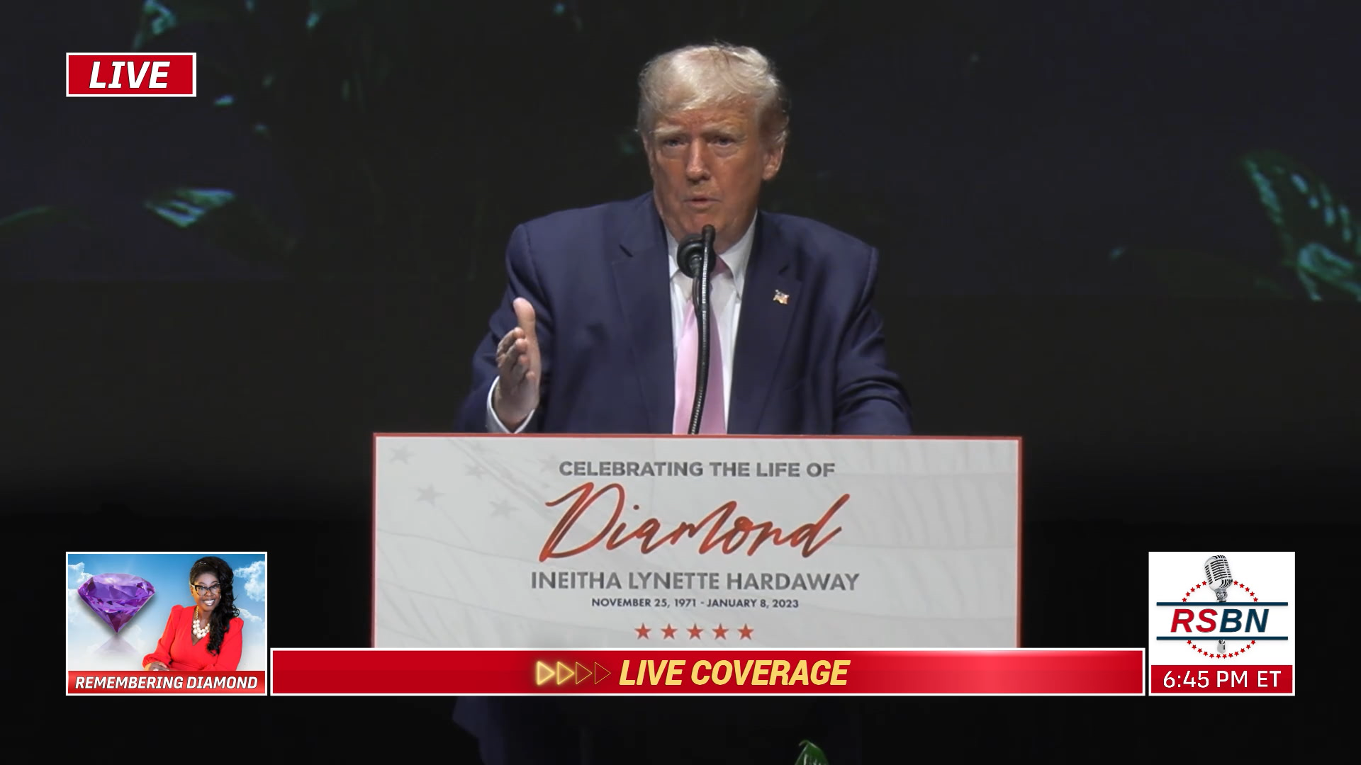 Watch: President Trump Delivers Remarks at Diamond’s Celebration Of ...