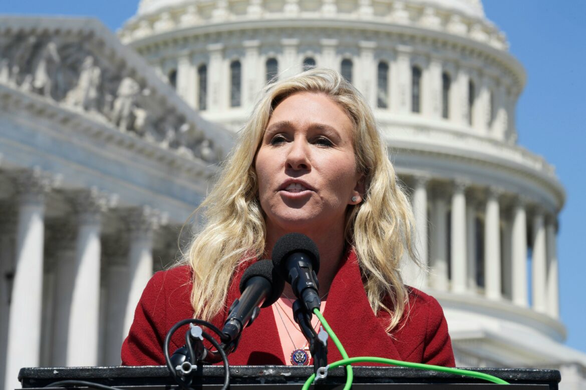 MTG slams double standard of justice as Trump gets arraigned