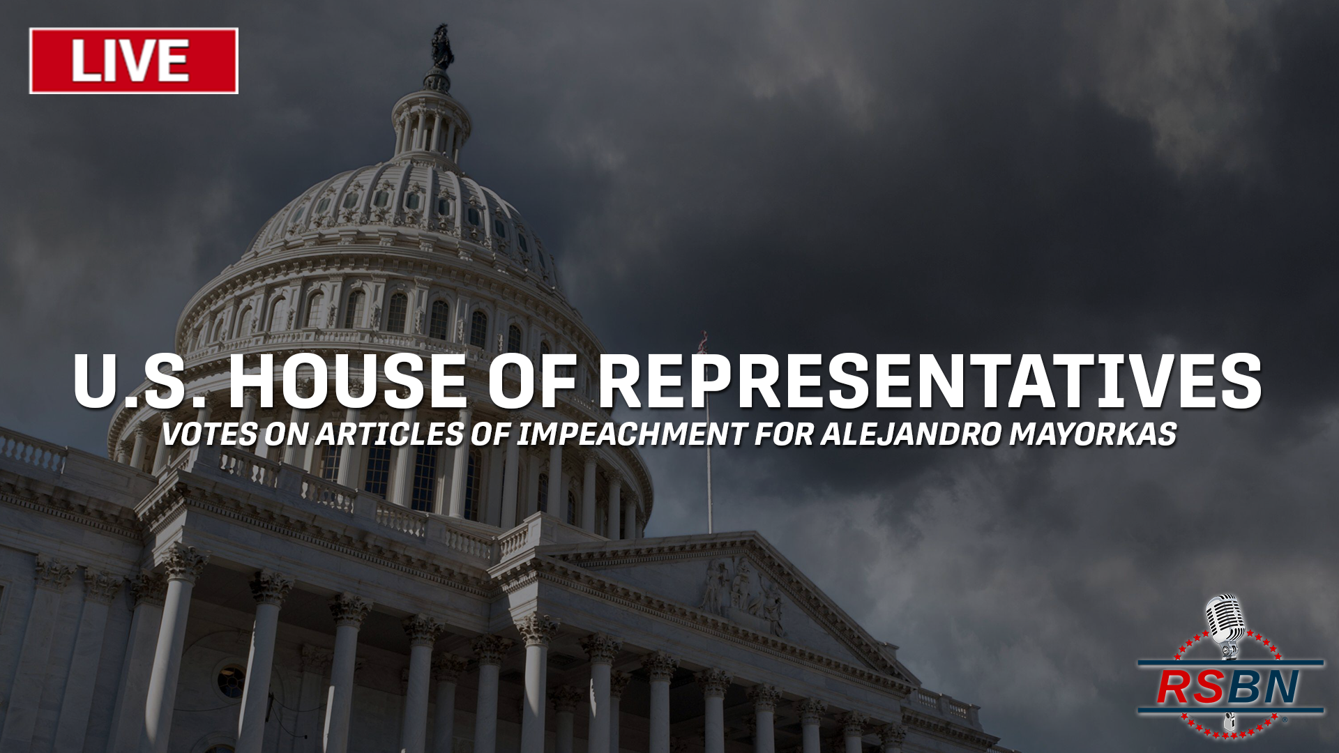 LIVE: U.S. House Votes on Articles of Impeachment on DHS Secretary ... LIVE: U.S. House Votes on Articles of Impeachment on DHS Secretary ...