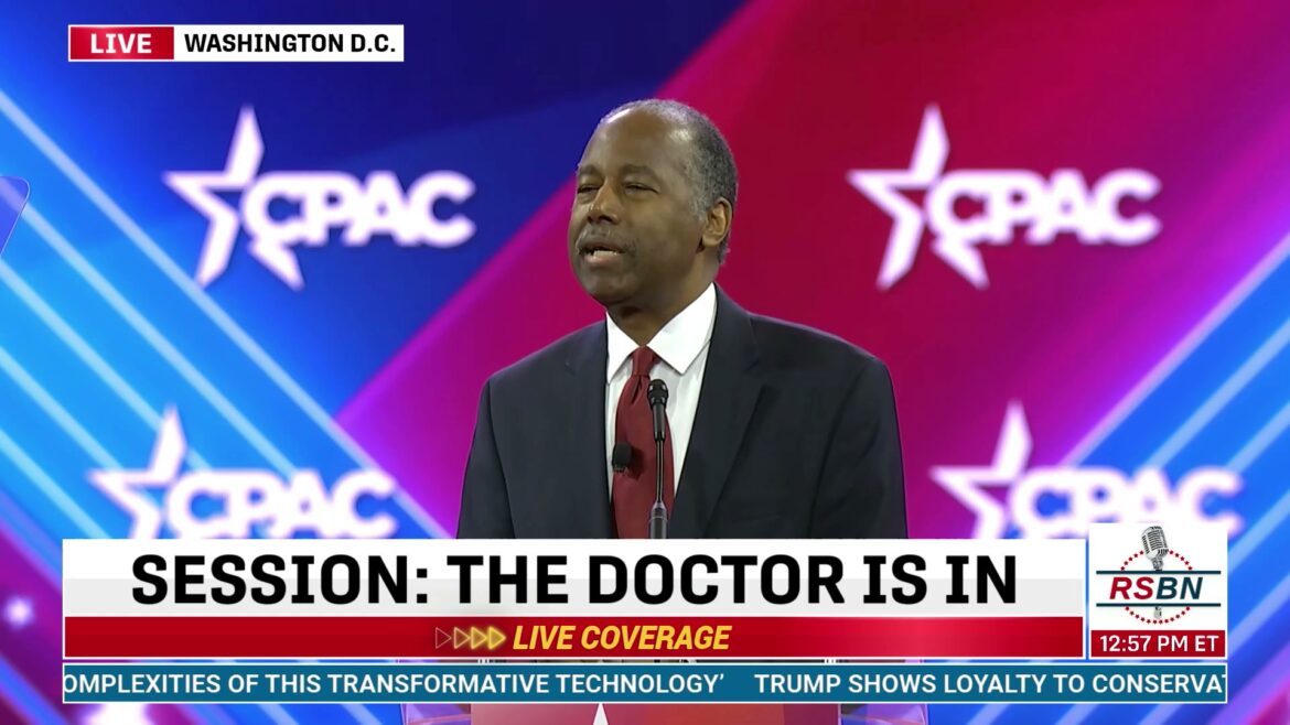 FULL SPEECH: Dr. Ben Carson Addresses CPAC in DC 2024 – 2/22/24