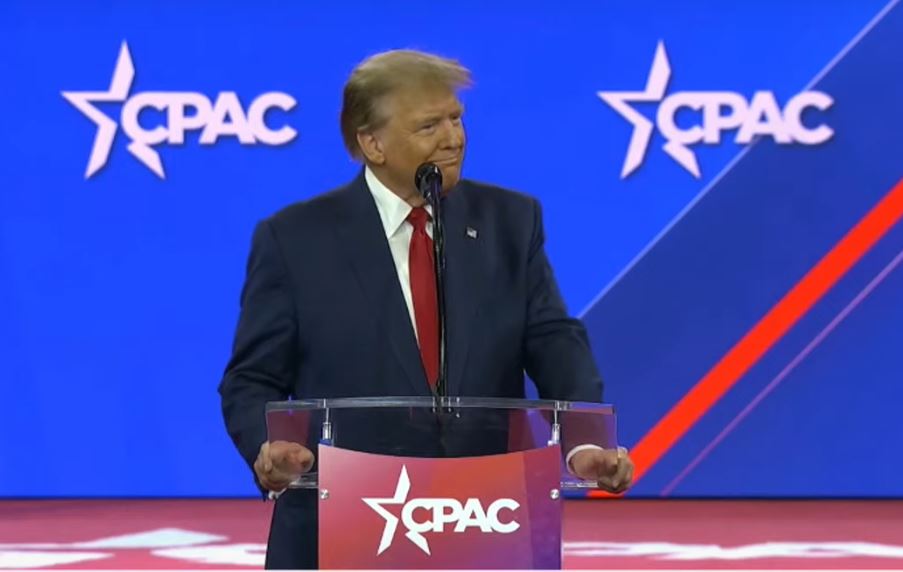 Trump delivers historic speech at CPAC amid ongoing South Carolina ...