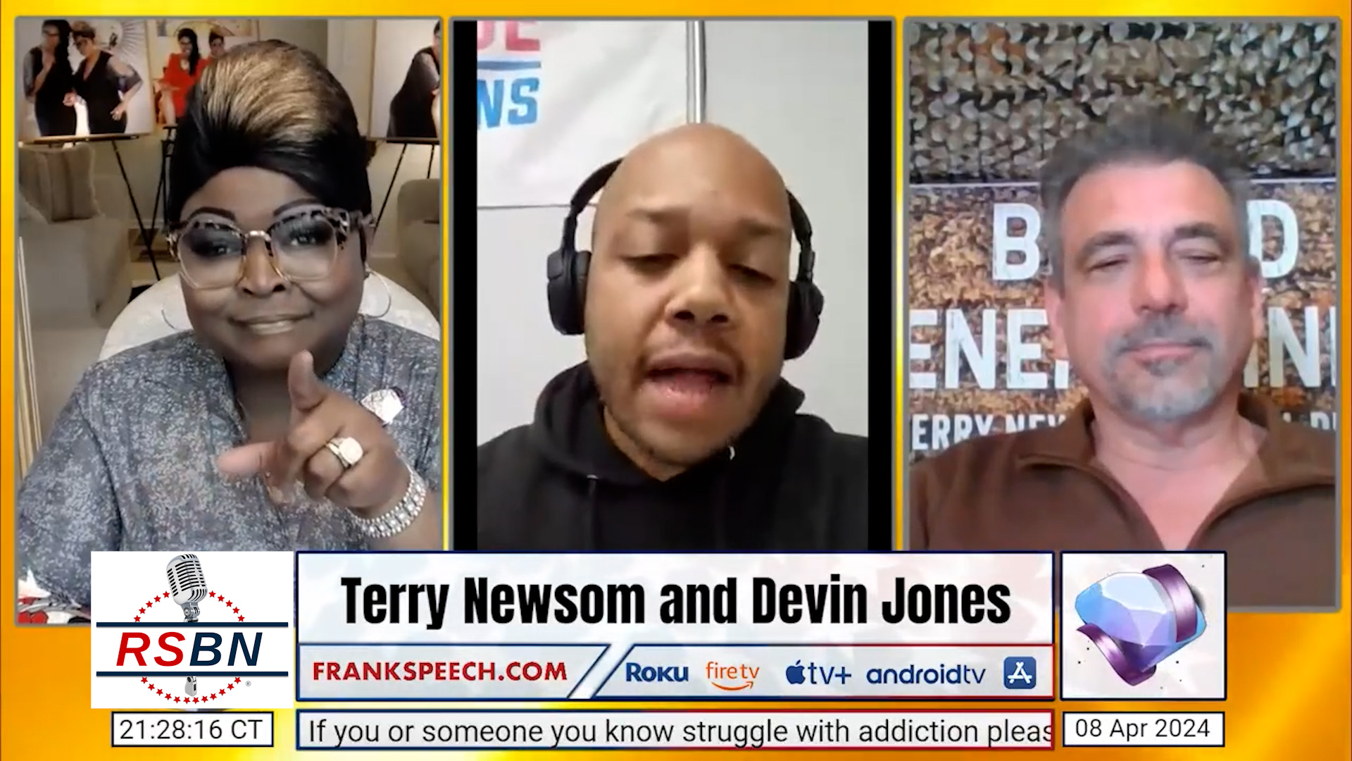 WATCH: Chicago Leaves the Democrat Plantation, Terry Newsome and Devin Jones Speak Out – 4/8/2024