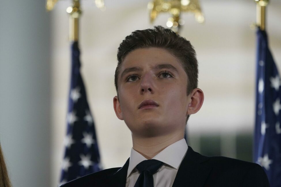 Barron Trump set to wade into politics in 2024