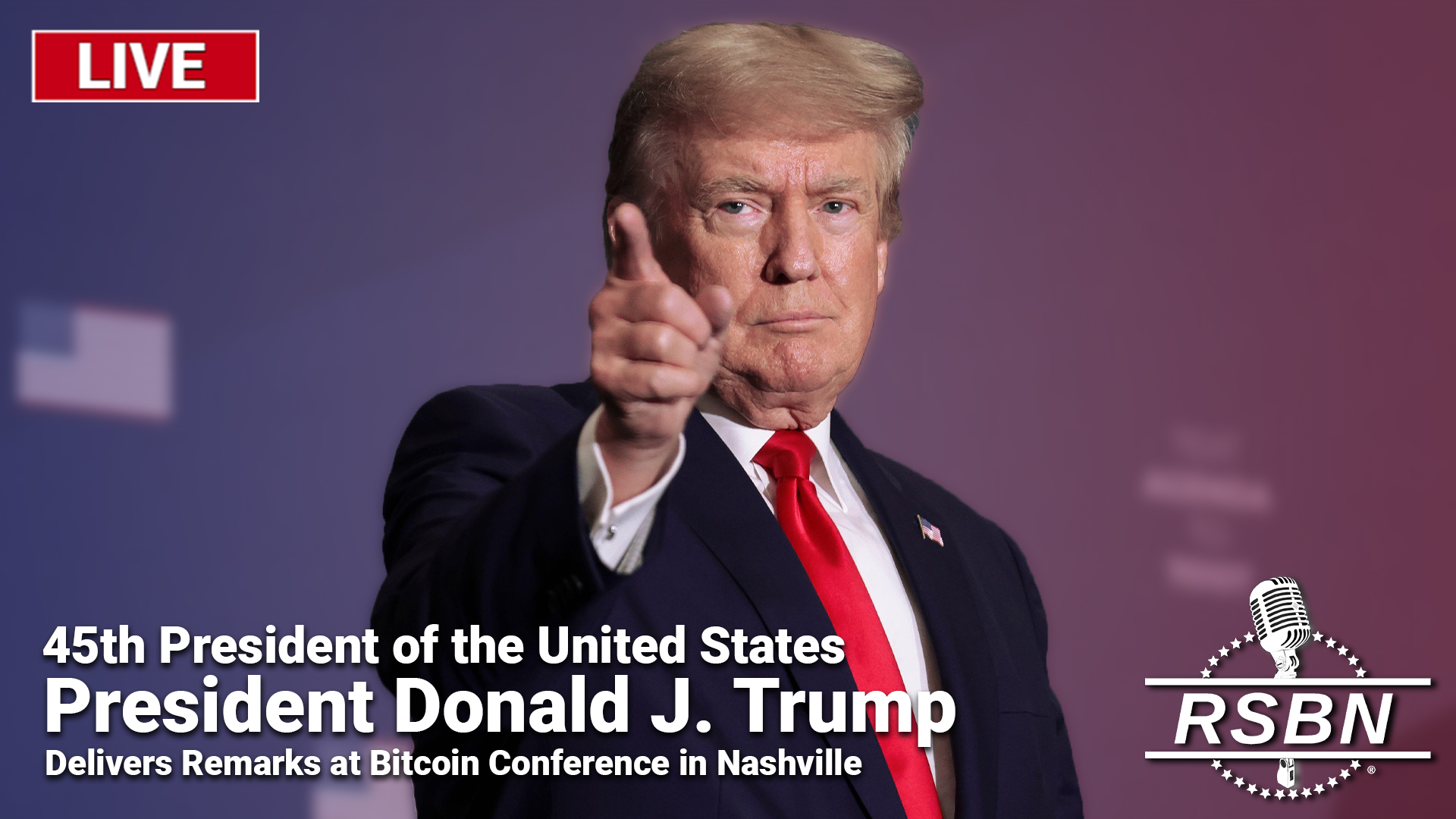 LIVE: President Trump Delivers Remarks at Bitcoin Conference in ...