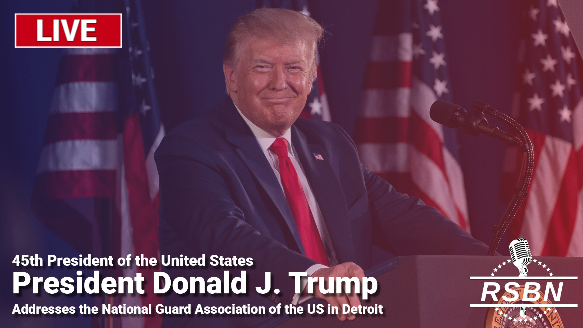 LIVE: Trump Addresses the National Guard Association of the United ...