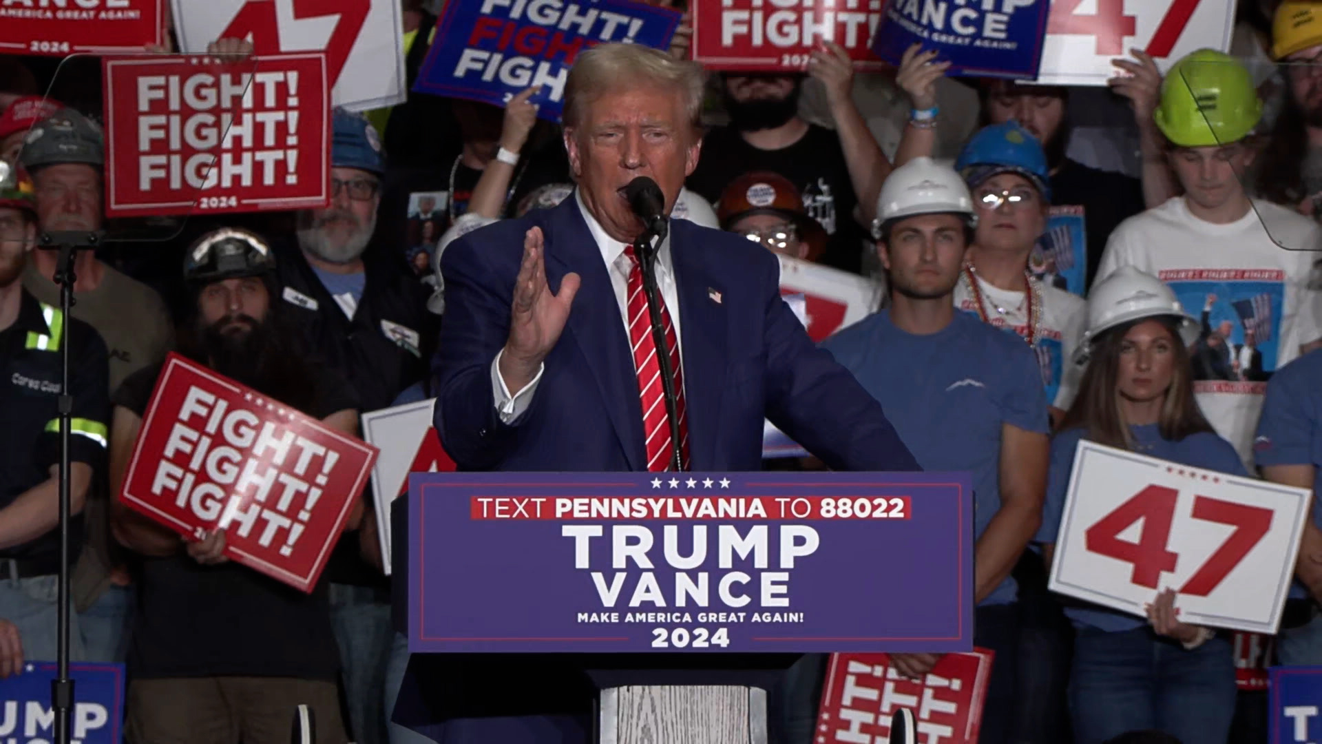 FULL SPEECH: President Trump Holds a Rally in Johnstown, PA – 8/30/24