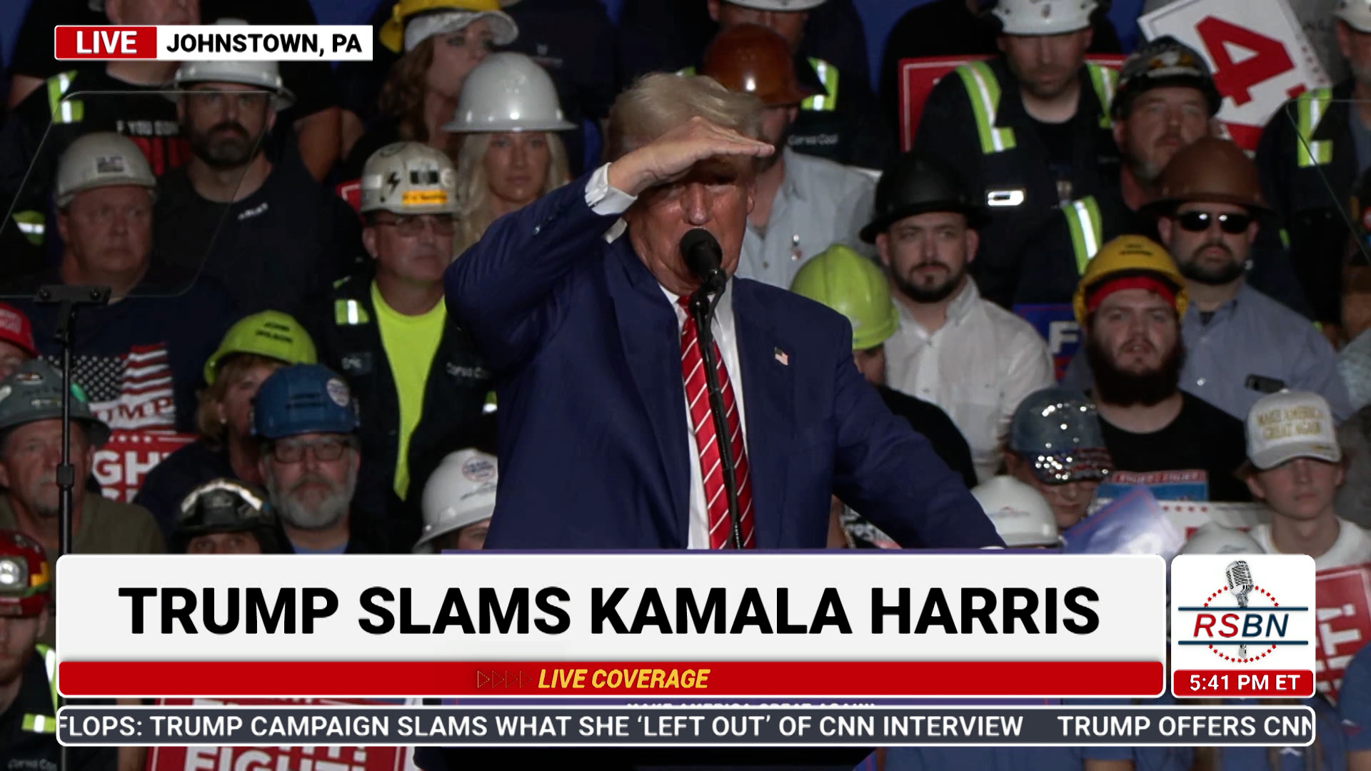 WATCH: President Trump Gives RSBN a Shout Out During the Rally in ...