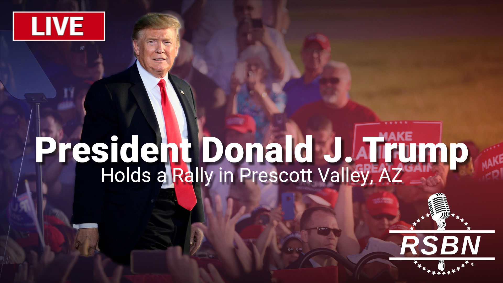 LIVE: President Trump Holds a Rally in Prescott Valley, AZ – 10/13/24