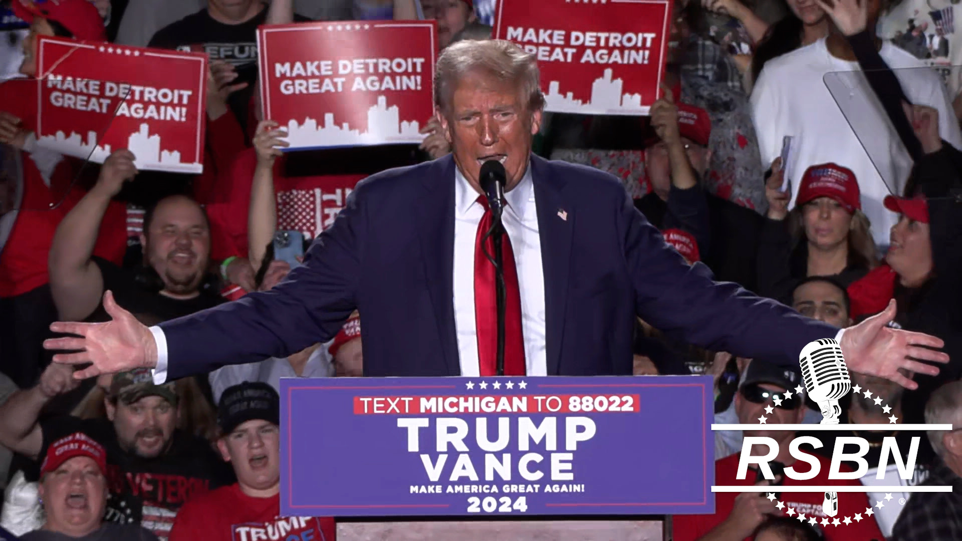 FULL SPEECH: President Trump Holds a Rally in Detroit, MI – 10/18/24