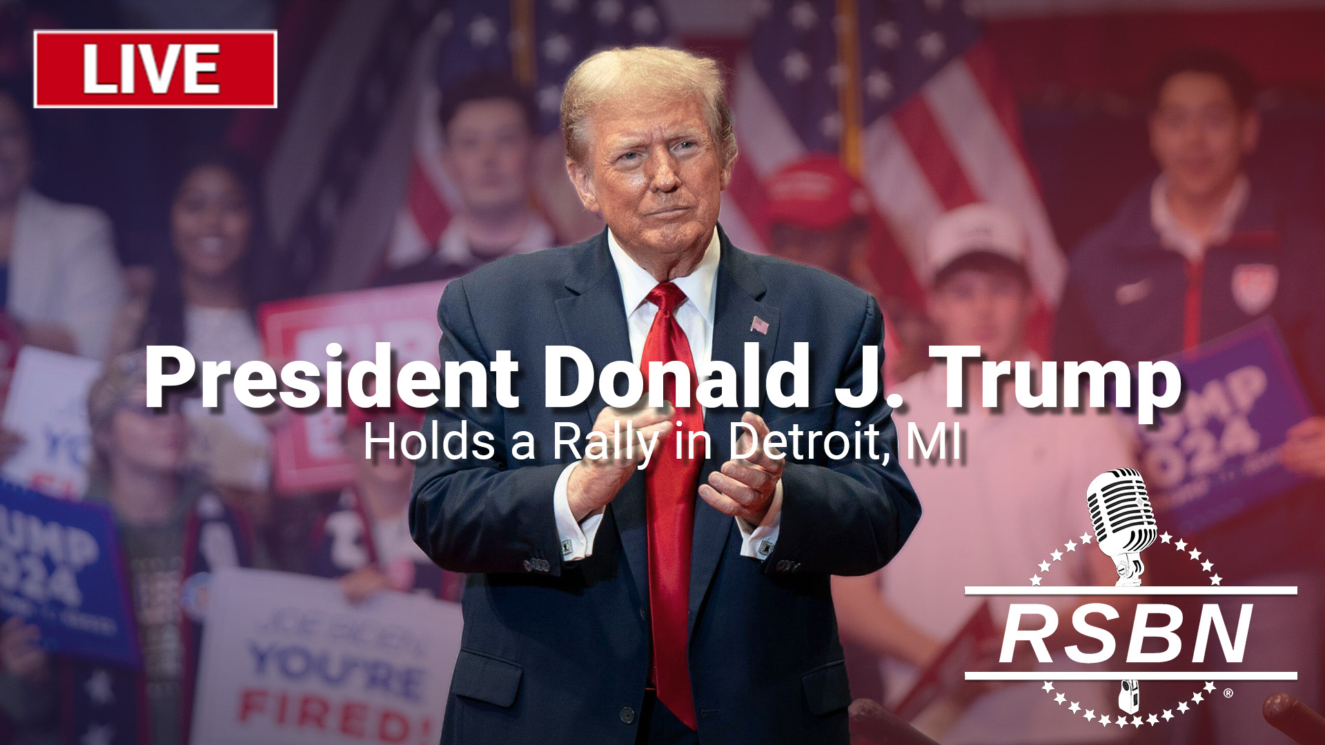 LIVE: President Trump Holds a Rally in Detroit, MI – 10/18/24