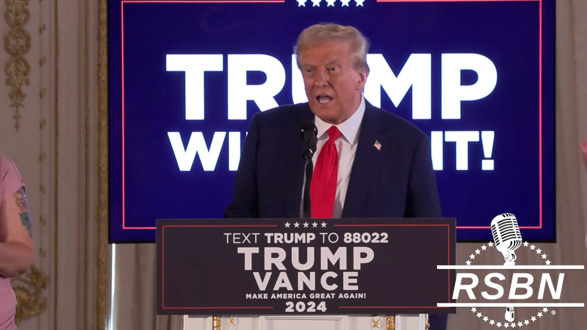 FULL SPEECH: President Trump Delivers Remarks to the Press in Palm ...