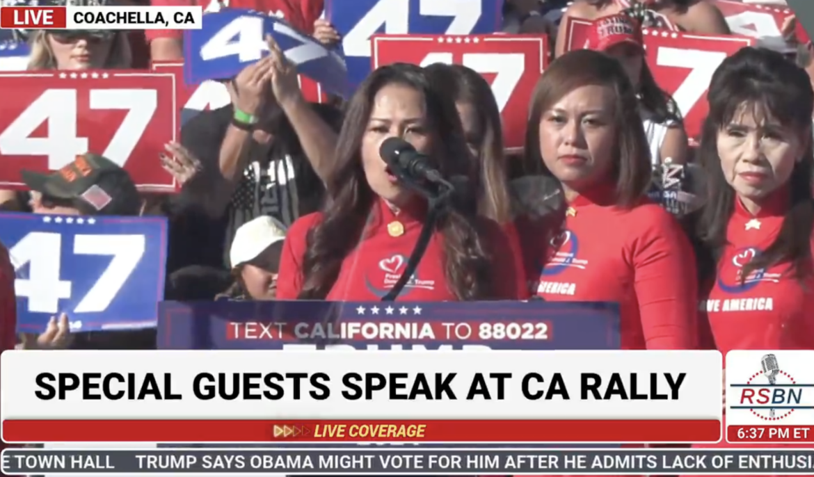 Vietnamese Americans FIRE UP the crowd for President Trump at Coachella ...