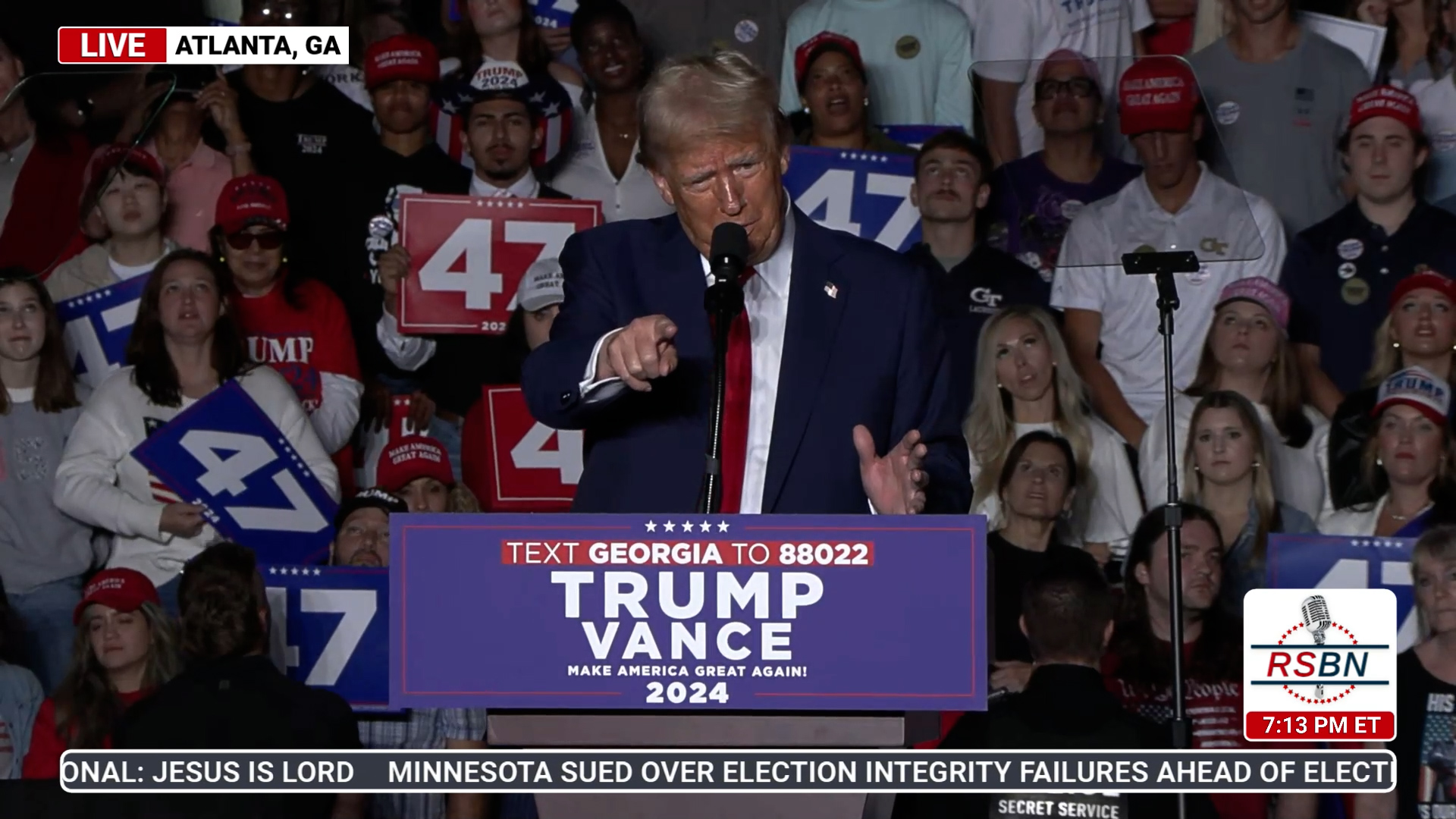 FULL SPEECH: President Trump Holds a Rally in Atlanta, GA – 10/28/24