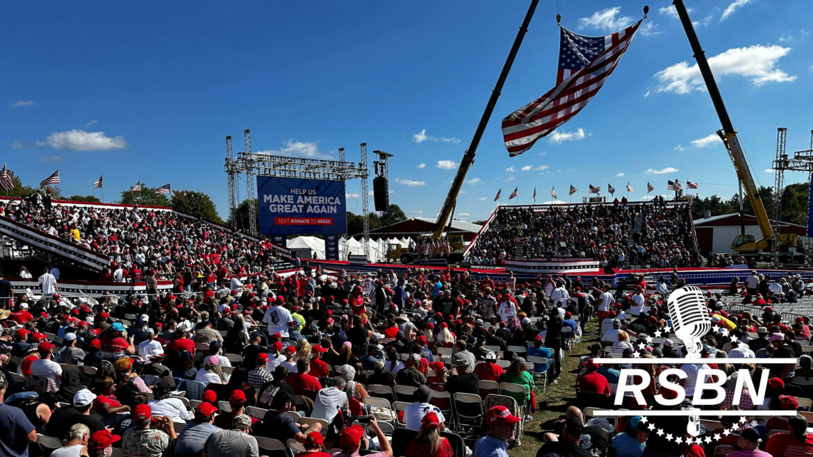 MUST SEE: Tens of thousands of rallygoers await President Trump’s ...