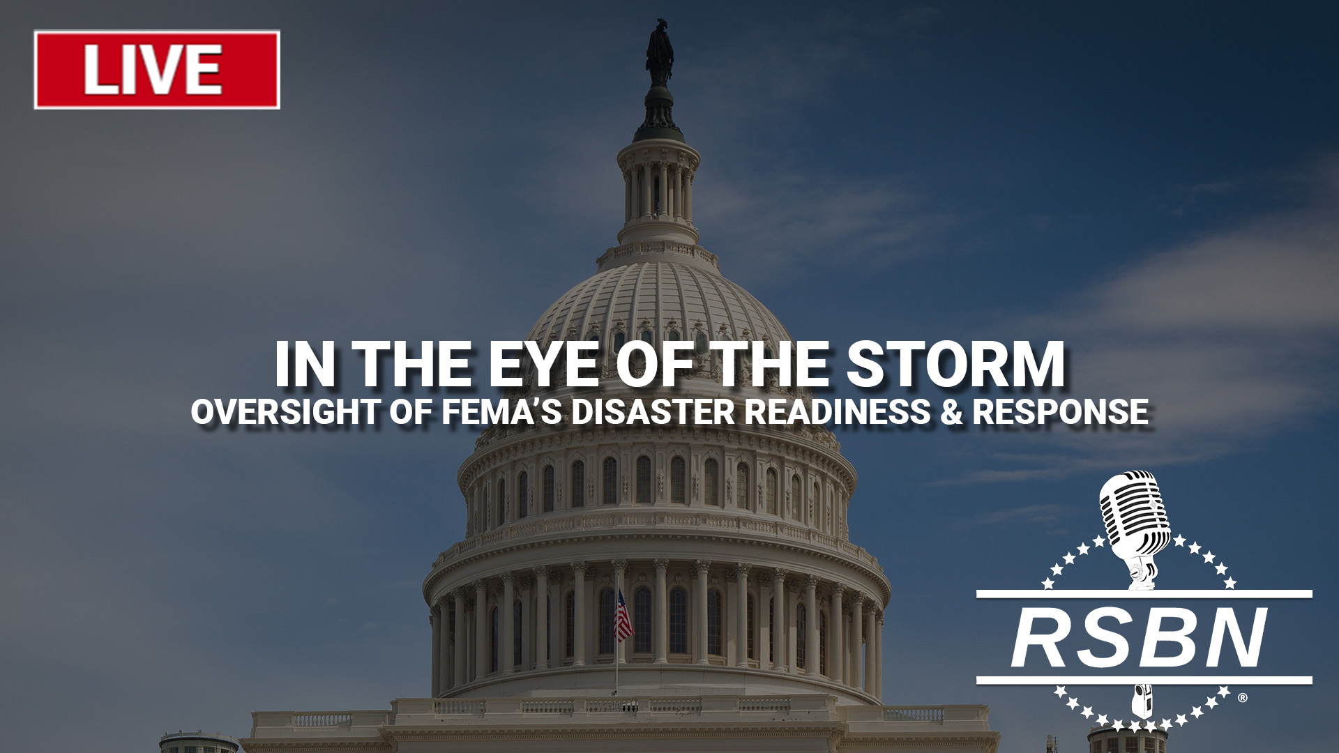 LIVE: U.S. House Hearing: Oversight of FEMA’S Disaster Readiness and ...