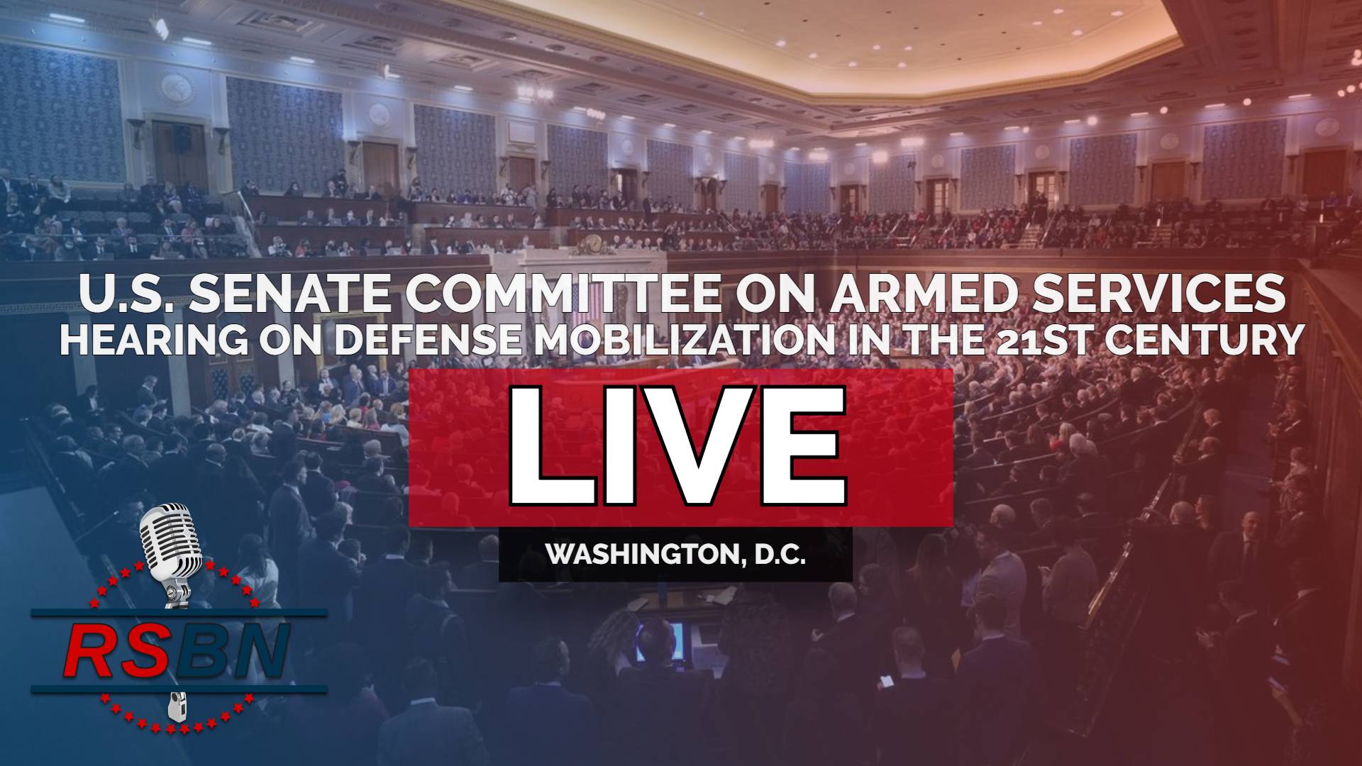 LIVE: Hearings to Examine Defense Mobilization in the 21st Century – 3/6/25