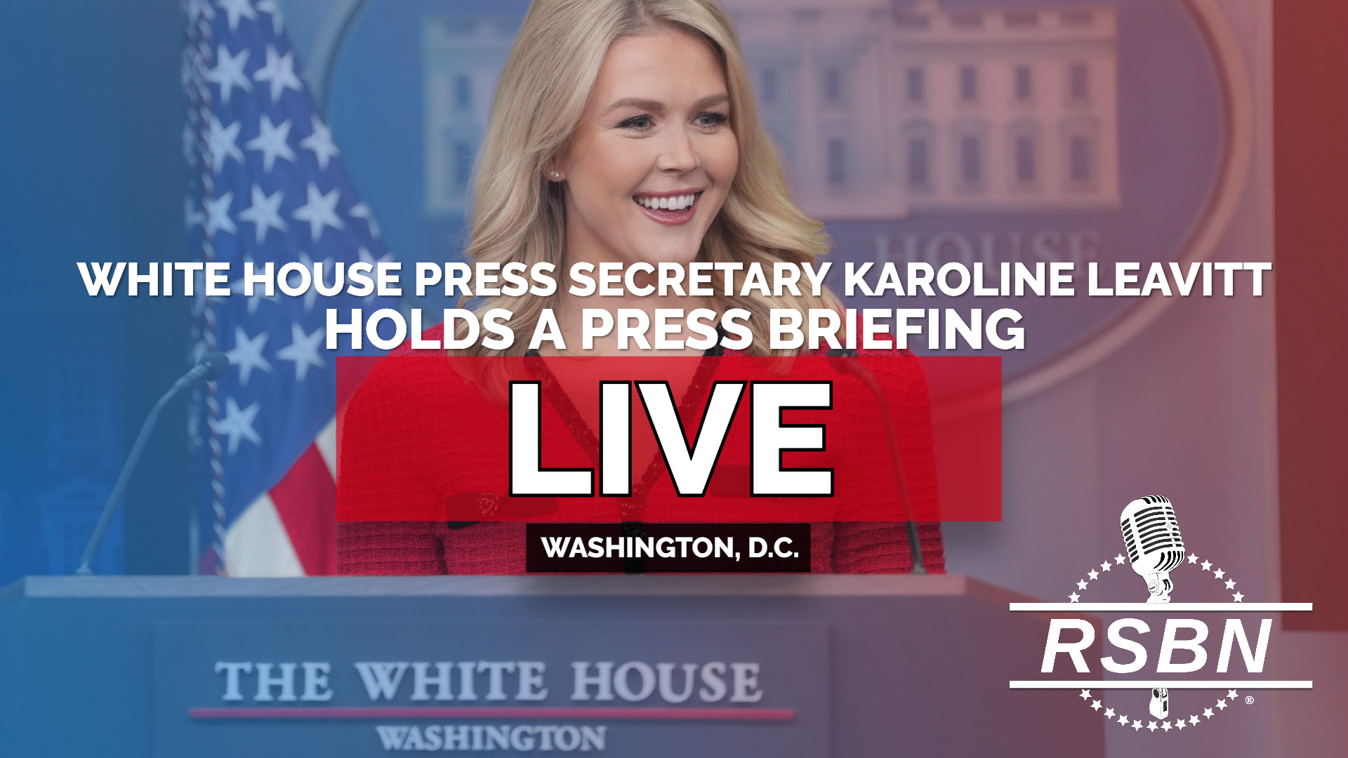 Live White House Press Secretary Karoline Leavitt Holds A Press