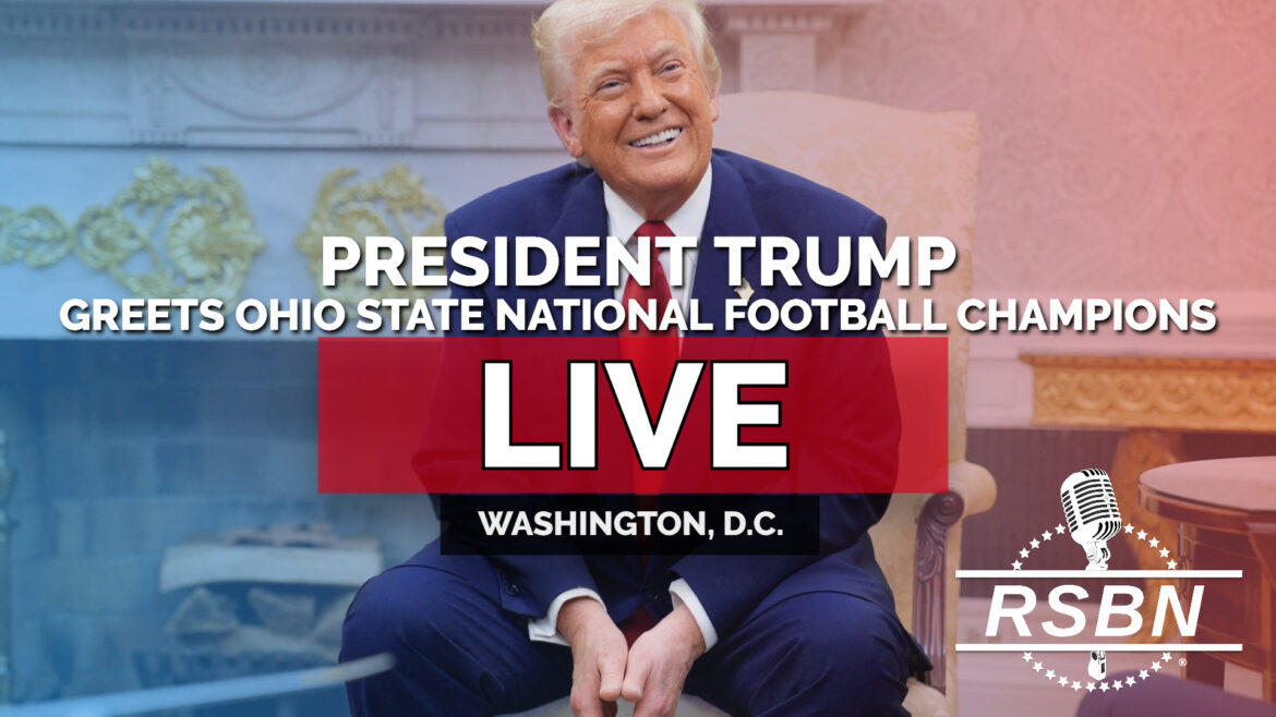 LIVE: President Trump Greets Ohio State National Football Champions at ...