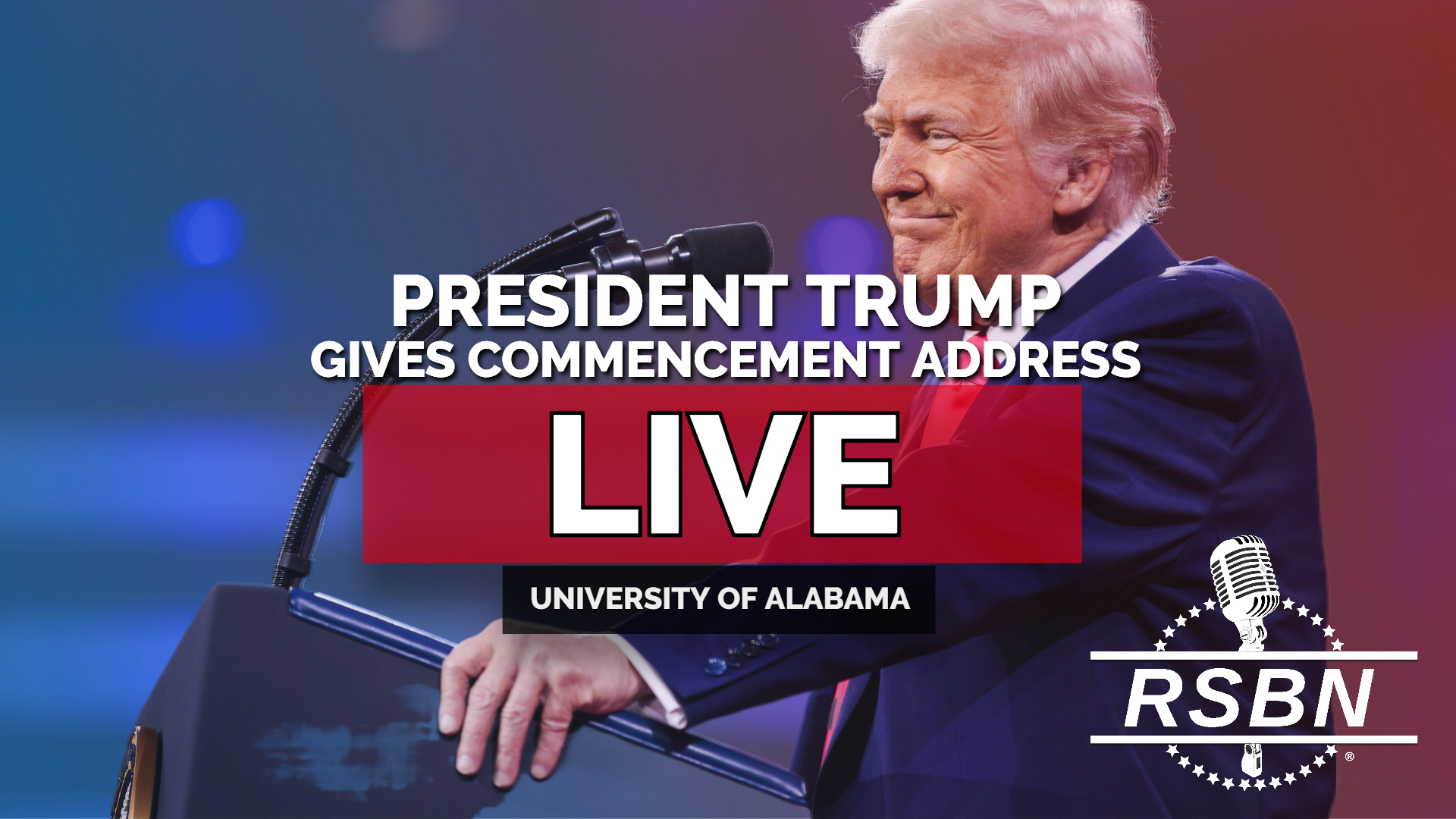 LIVE: President Trump Gives Commencement Address at University of Alabama – 5/1/25