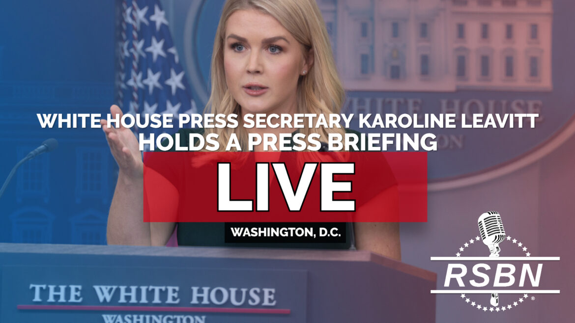 Live White House Press Secretary Karoline Leavitt Holds A Press