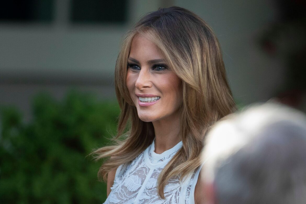 First Lady Melania Trump celebrates White House beauty ‘in full bloom’