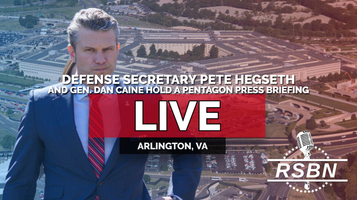 LIVE: Defense Secretary Pete Hegseth and Gen. Dan Caine Hold a Pentagon ...