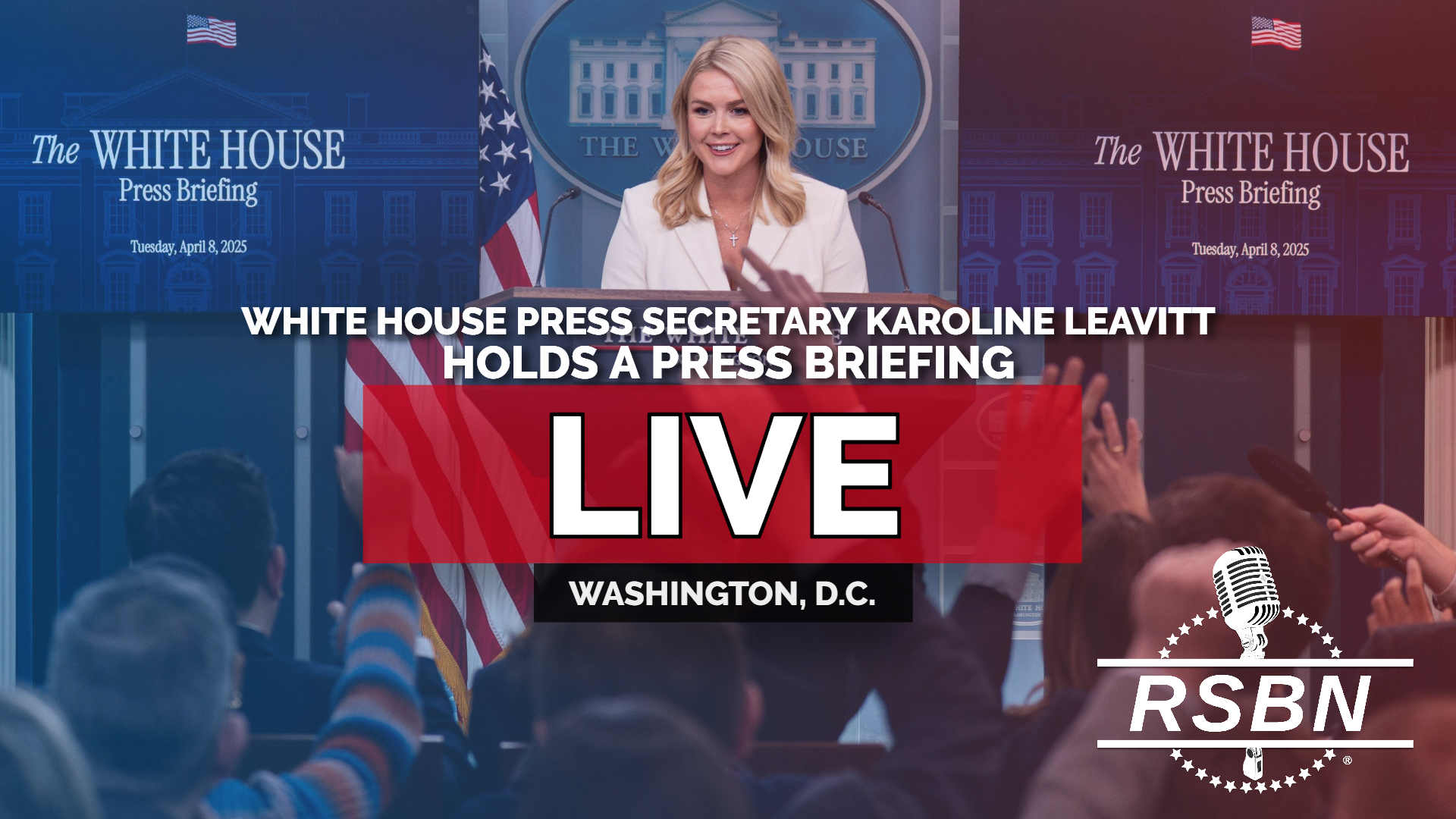 Live White House Press Secretary Karoline Leavitt Holds A Press