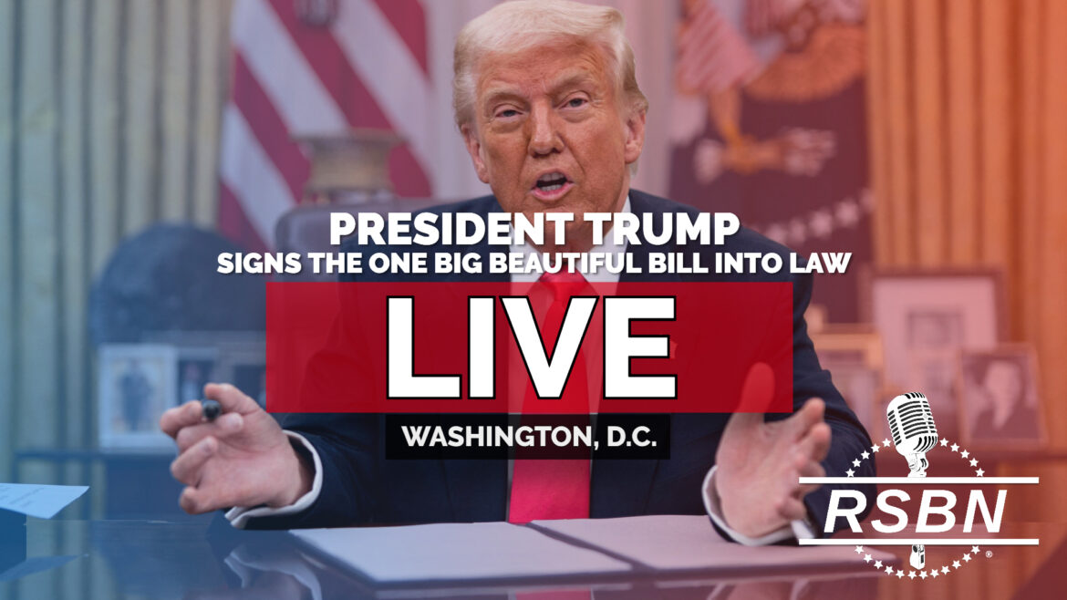 LIVE: President Trump Signs the One Big Beautiful Bill Into Law – 7/4/25