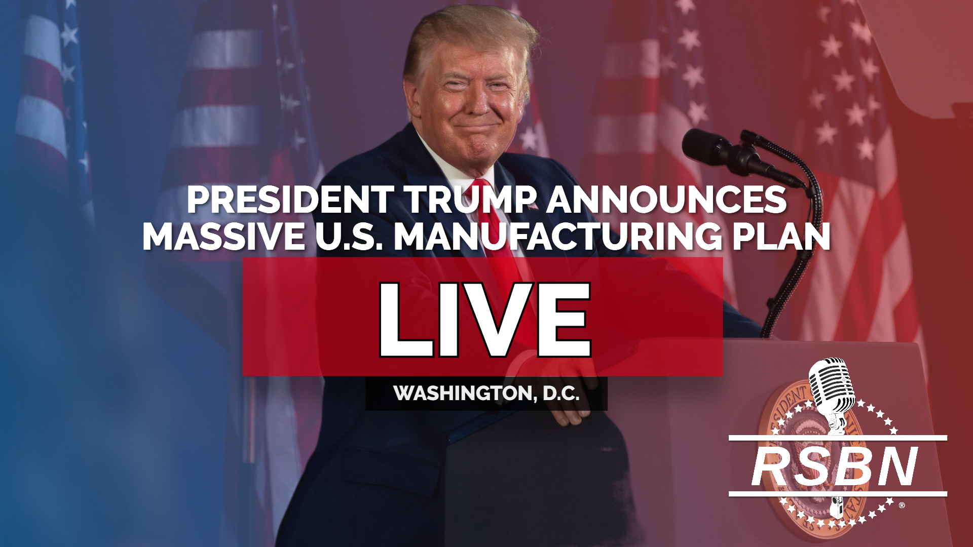 LIVE: President Trump Announces Massive U.S. Manufacturing Plan – 8/6/25