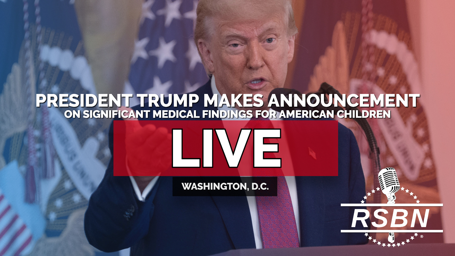 LIVE: Pres. Trump Makes Announcement on Significant Medical Findings ...