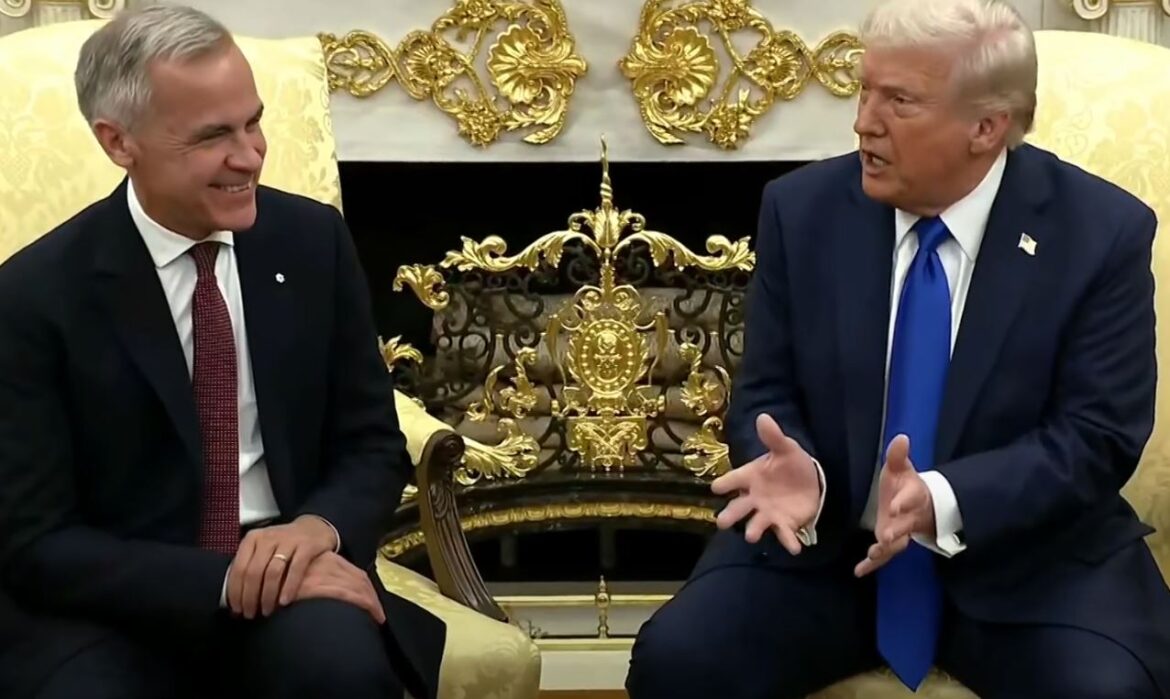 President Trump meets with Canadian Prime Minister amid trade discussions