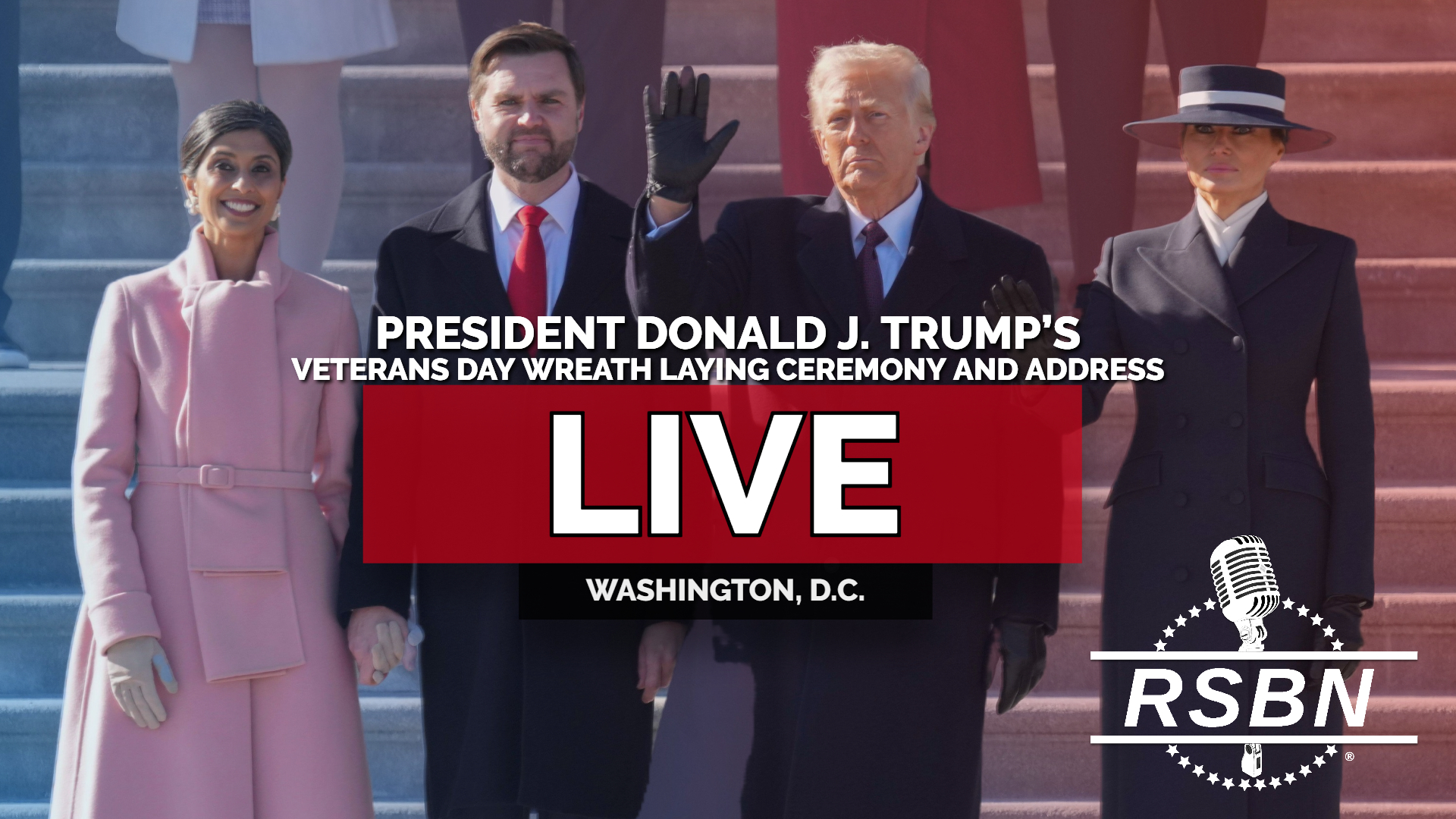 LIVE: President Trump’s Veterans Day Wreath Laying Ceremony and Address ...