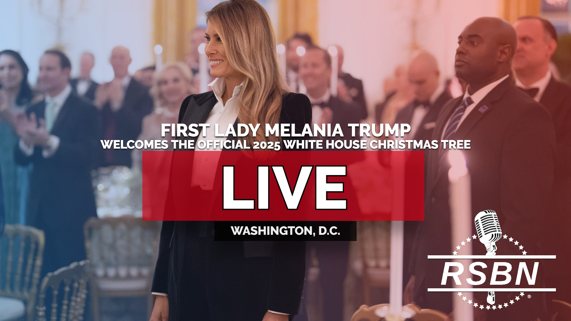 LIVE: First Lady Melania Trump Welcomes the Official 2025 White House ...