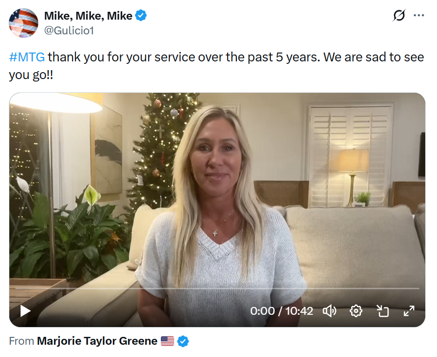 Op-Ed: Thanking MTG for her strong America First political career as ...