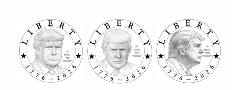U.S. Mint releases America 250 coin art, along with proposed $1 Trump ...