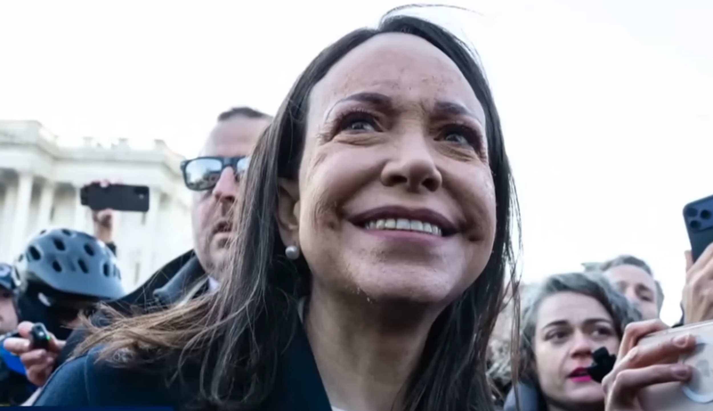 Nobel winner Maria Corina Machado arrives at White House for lunch with ...