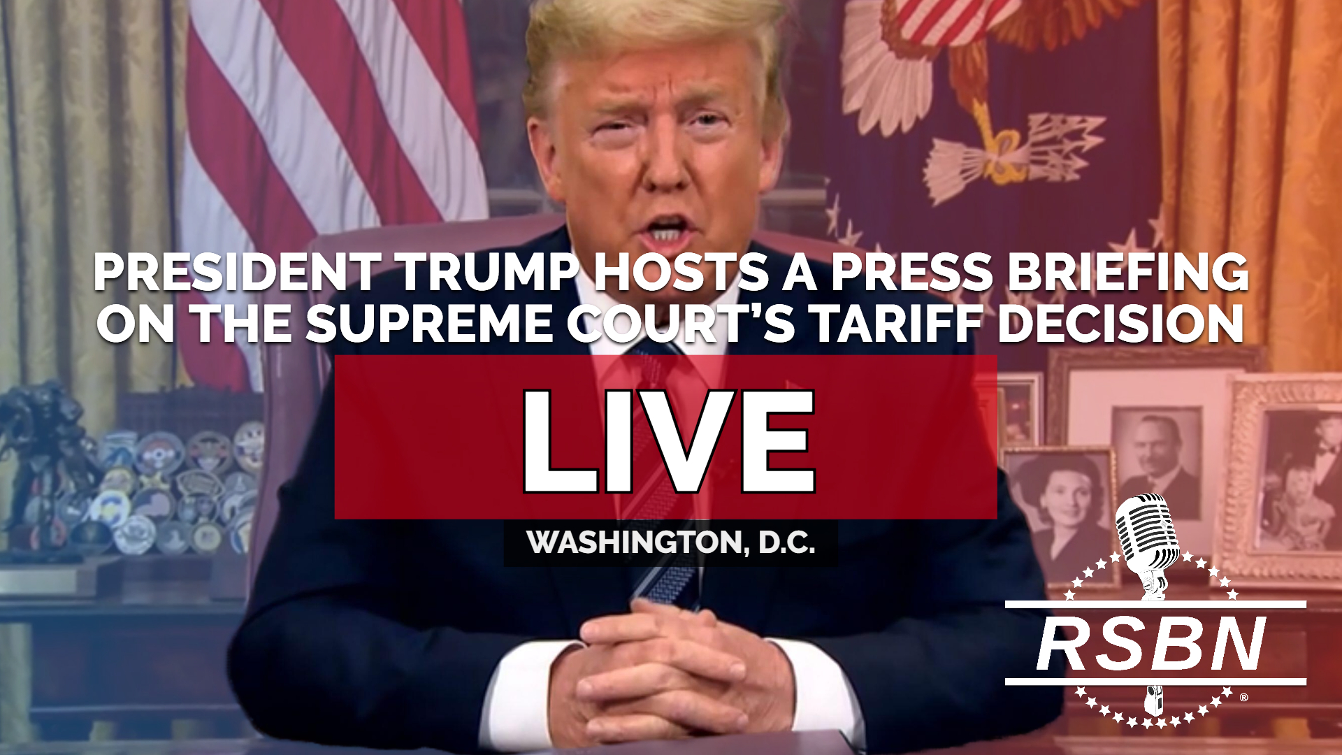 LIVE: President Trump Hosts a Press Briefing on the Supreme Court’s ...