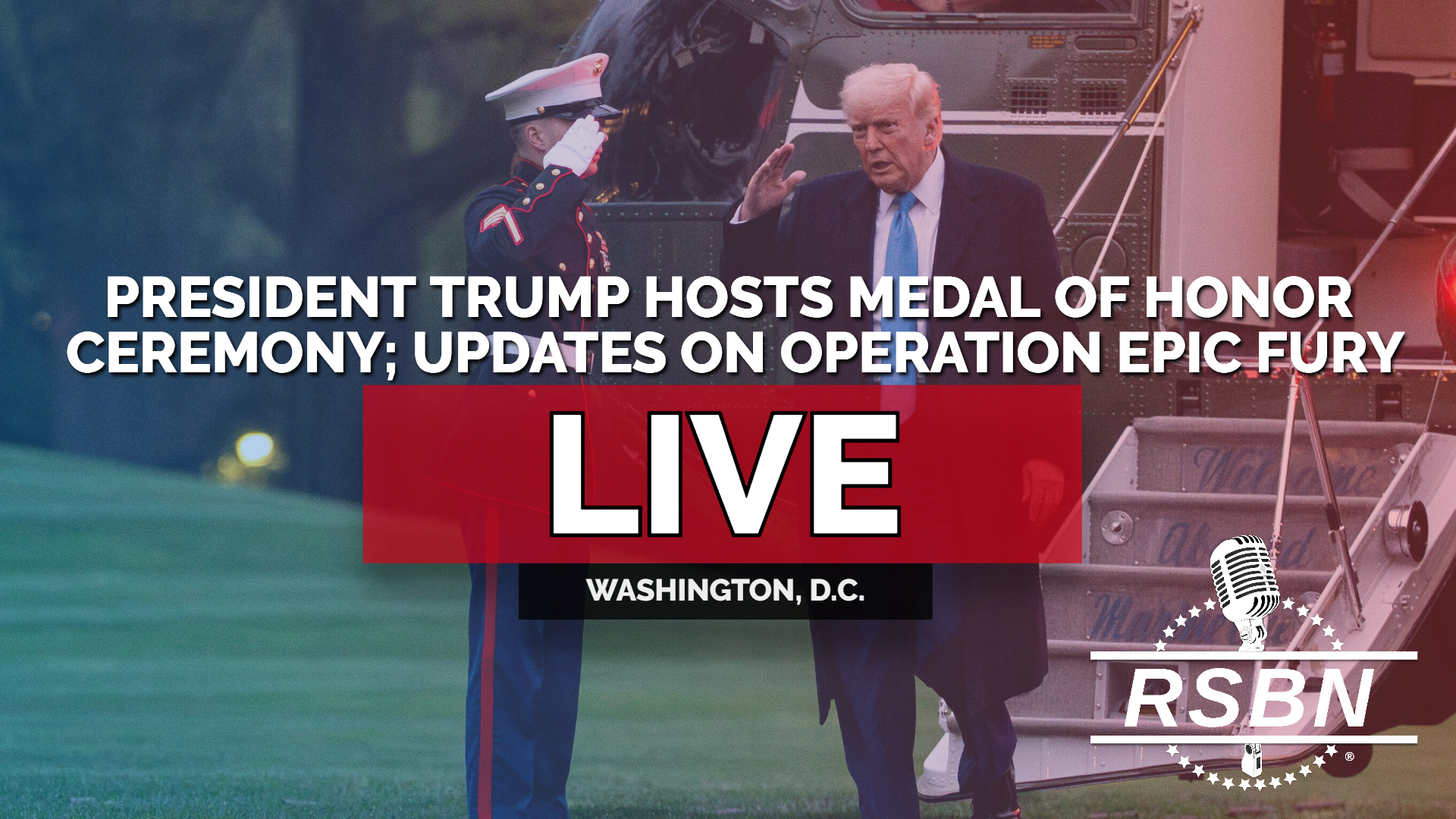 LIVE: Updates on Operation Epic Fury; President Trump Medal of Freedom ...