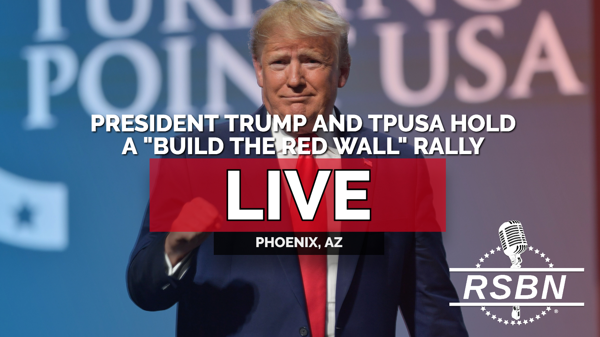LIVE: President Trump and TPUSA Hold a “Build the Red Wall” Rally – 4/17/26