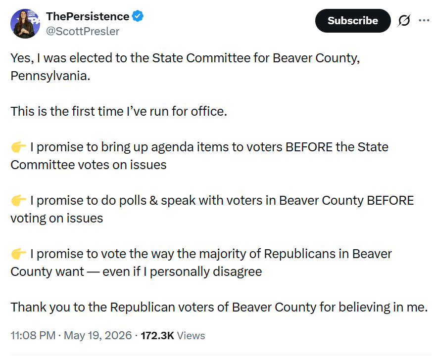 Beloved influencer wins election, entering politics as a Pennsylvania ...